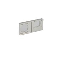 China Precision CNC Components Parts Industrial Equipment Silver Hollow Custom Processing Custom Manufacturing Mechanical Production for sale