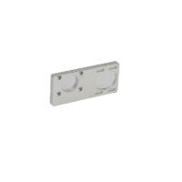 China Precision CNC Components Parts Industrial Equipment Silver Hollow Custom Processing Custom Manufacturing Mechanical Production for sale