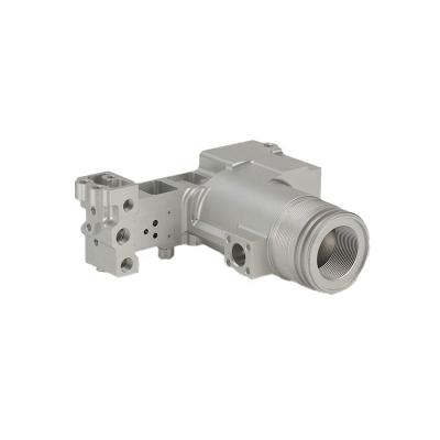 China Custom Machining Service Factory for Non Standard Aluminum Precision Valve Body Parts CNC Equipment Manufacturing for sale