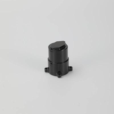 China Quality Manufactured Mechanical Custom Processing Parts Black Cylinders Precision CNC Components Industrial Equipment Provided for sale