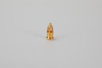 China Customized Gold Hollow Lathe Parts Precision Processing Components CNC Turning and Milling Services Can Be Used of Manufacturing for sale