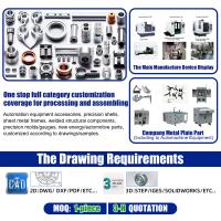China Custom Manufacturing Non Standard Hardware Robot Components CNC Precision Steel Parts Metal Processing Industrial Field for sale