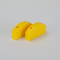 China Customized Yellow Corrosion Resistant Rubber Coated Parts Wear Resistant Static Customized Manufacturing Industrial Equipment for sale
