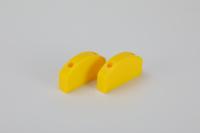 China Customized Yellow Corrosion Resistant Rubber Coated Parts Wear Resistant Static Customized Manufacturing Industrial Equipment for sale