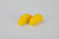 China Customized Yellow Corrosion Resistant Rubber Coated Parts Wear Resistant Static Customized Manufacturing Industrial Equipment for sale