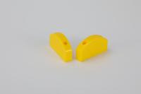 China Customized Yellow Corrosion Resistant Rubber Coated Parts Wear Resistant Static Customized Manufacturing Industrial Equipment for sale