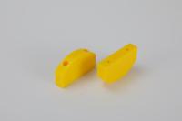 China Customized Yellow Corrosion Resistant Rubber Coated Parts Wear Resistant Static Customized Manufacturing Industrial Equipment for sale