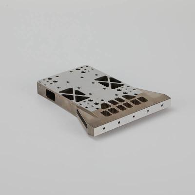 China Customized Processing Silver Hollow Parts Precision CNC Components Industrial Equipment Providing Custom Manufactured Machinery for sale