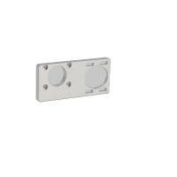 China High Precision CNC Components Parts Industrial Silver Hollow Design for sale