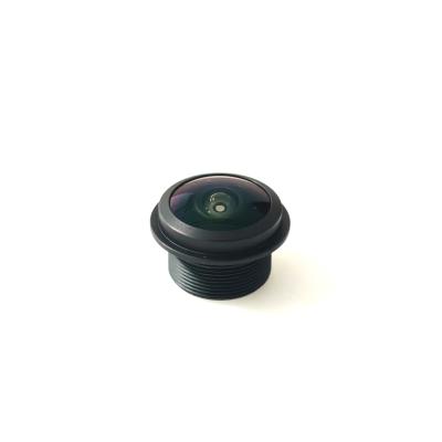 China 1.37mm F2.0 IP67 Waterproof M12 Super Fisheye Lens 192° Ultra‑Large FOV 9G+IR for 1/1.8