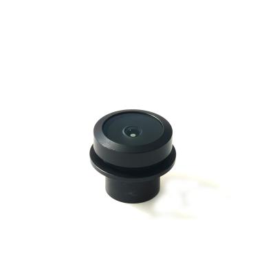 China Thread‑Free M12 Wide Angle Lens 2.4mm F2.0 121° DFOV IP69K IP6K Waterproof 4G for 1/4