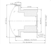 China IP69K Waterproof Ultra‑Wide Fisheye M12 Lens 200° DFOV Low CRA for 4K POE Outdoor IP Camera & Panoramic Surveillance System for sale
