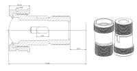 China M14 Night Vision Lens 16mm F1.6 Large Aperture 25.8° DFOV 6 All-Glass 7.0mm Image Circle for 1/2.8