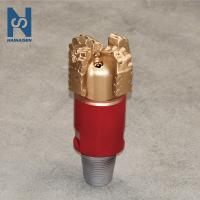 China 4 Blade PDC Water Well Drill Bit 6 1/2 Inch Steel Body for sale