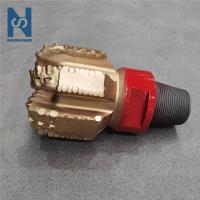 China 6 Blade Steel Body PDC Bit Golden 215.9mm Diamond Drill for sale