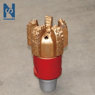 China 5 Blades 222mm Polycrystalline Diamond Compact Drill Bits Asymmetric Oil Well for sale
