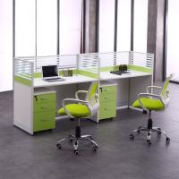 China 30mm Thickness Green Call Center Office Cubicle Workstation Desk with Customized Size and Modern Style for sale
