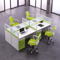 China 30mm Thickness Green Call Center Office Cubicle Workstation Desk with Customized Size and Modern Style for sale