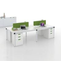 China 120 Degree Office Workstation Desks Table 25mm 4 Seater Workstation for sale