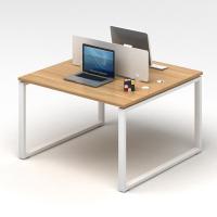 China Melamine Board Office Workstation Desks Furniture 6 Seater 3600mm for sale