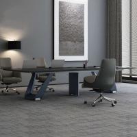 China Black Executive Office Desks Depth 900mm Melamine Board With PVC Edging for sale