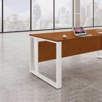 China 1.8m Executive Office Desks Wood Grain Color L Shape Executive CEO Desk for sale