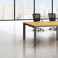 China L Shaped Yellow Desktop Luxury Modern Executive Desks MFC Director Tables for sale