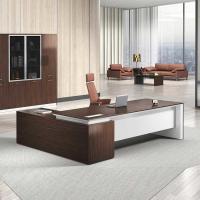 China Wooden Boss Executive Office Desks H 750mm Classic Director Tables for sale
