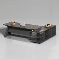 China Thickness 50mm Executive Office Desks Wood Classic And Elegant for sale