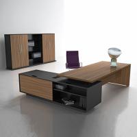 China Length 2.2M Executive Office Desks Modern Wooden With Pvc Edging for sale