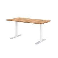 China 25mm Office Height Adjustable Desk Wooden Electric Standing Desk for sale