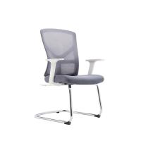 China Gray Swivel Mesh Back Office Chair With Lumbar Support And Armrest for sale