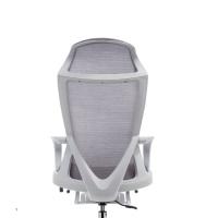 China Grey And Blue Home Office Chair Modern Sleek Design With Fixed Headrest for sale