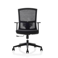 China Conference Fabric Swivel Desk Chair Polyurethane Height Adjustable Office Chair for sale