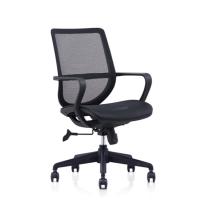 China Grey Fabric Swivel Office Chair Shaped Foam Cushion Ergonomic With Wheels for sale