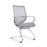 China Grey Fabric Swivel Office Chair Shaped Foam Cushion Ergonomic With Wheels for sale