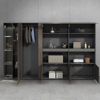 China 87 Inch Executive Office Wooden Filing Cabinets With Wardrobe for sale
