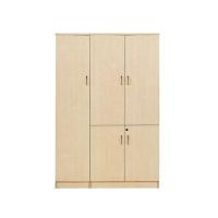 China Tall Glass Wooden Lockable Filing Cabinet Modern Scratch Resistant for sale