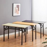 China Rectangular Foldable Training Table Melamine For Meeting Room Conference for sale