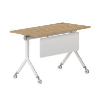 China 63 Inch Foldable Training Table Wooden School Desk For Classroom for sale
