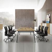 China 10 Seat Executive Conference Table And Chairs Wood 25mm Thickness for sale