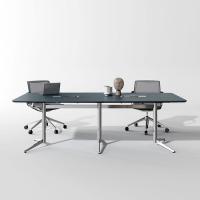 China 4 Person Conference Room Table Set Melamine W1800mm Stain Resistant for sale