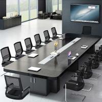 China 2.4m Office Conference Table Rectangular Large Conference Desk for sale