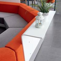 China Microfiber Leather Office Sofa set for sale
