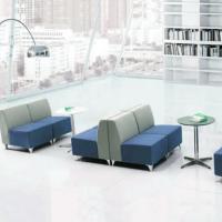 China 23.6 Inch Office Furniture Sofa Combinable Modern Office Couch For Lobby for sale