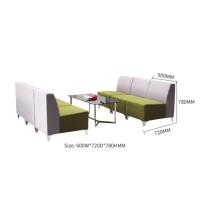 China 23.6 Inch Office Furniture Sofa Combinable Modern Office Couch For Lobby for sale