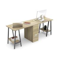 China 750Hmm Modern Computer Desks Scratch Resistant Wood Writing Desk for sale