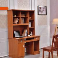 China 1.2m Writing Study Table Modern Pc Wood Grain Color With Bookcase for sale