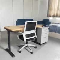 China Thickness 25mm Modern Computer Desks Office Writing Desk With Melamine Panels for sale