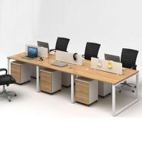 China Wooden Pc Modern Computer Desks 1.2M White Metal Material With Drawers for sale